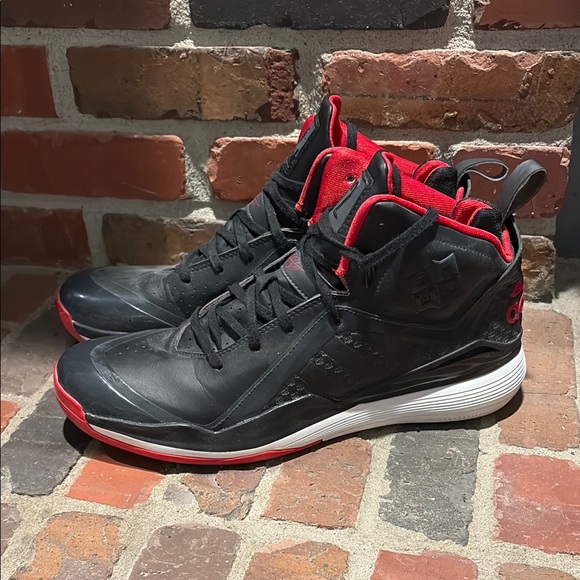 adidas | Shoes | Adidas Black And Red Basketball Shoes Dwight Howard ...